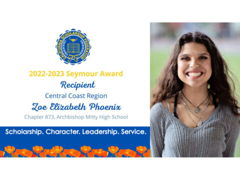 2022-2023 SEYMOUR AWARD CENTRAL COAST REGION RECIPIENT – Zoe Elizabeth ...